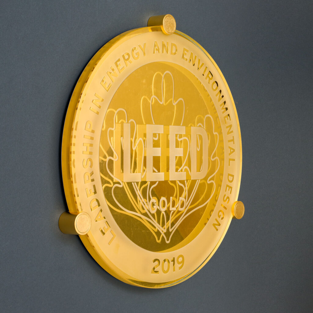 Gold Gilded Type B for 8″ & 16″ Round Plaques – Green Plaque