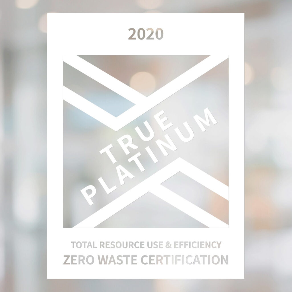 TRUE White Translucent Sticker – Green Plaque